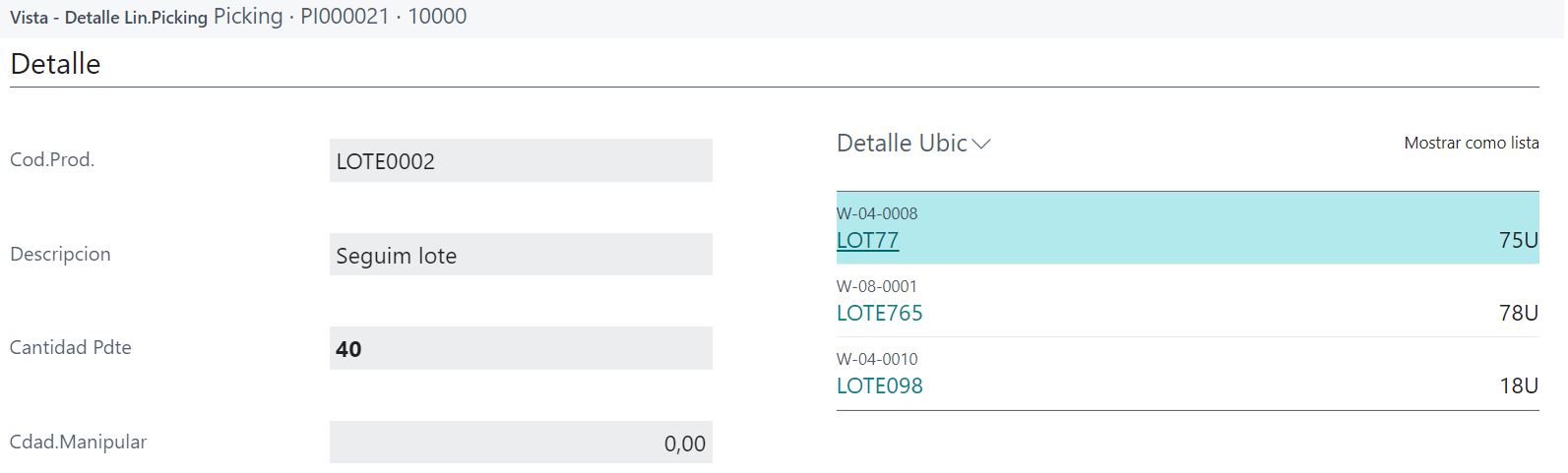 TRACKINGS | iDynamics Advanced Warehouse
