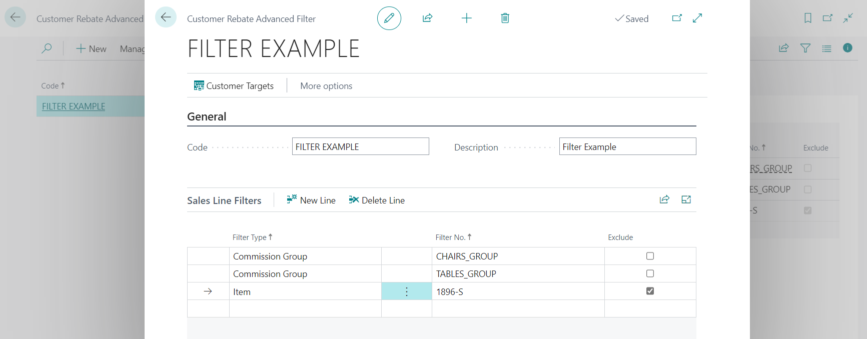 Advanced Filters | iDynamics Rebates